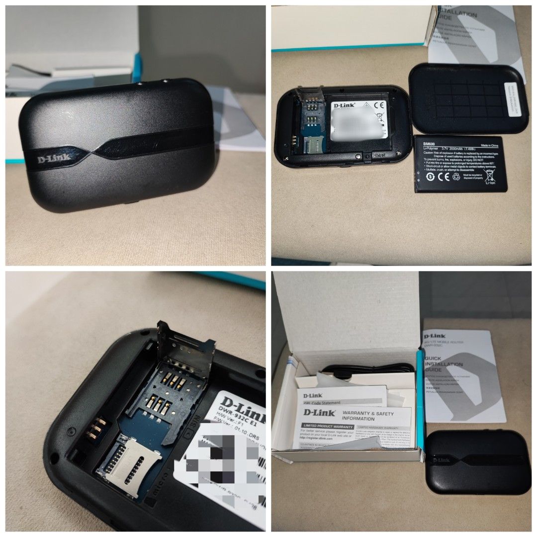D-Link Pocket WiFi - DWR-932C-E1 N300 4G/LTE WiFi Mobile Modem Router, Computers & Tech, Parts ...
