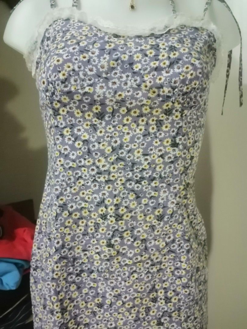 Strappy Dress (pambahay/pantulog), Women's Fashion, Dresses & Sets ...