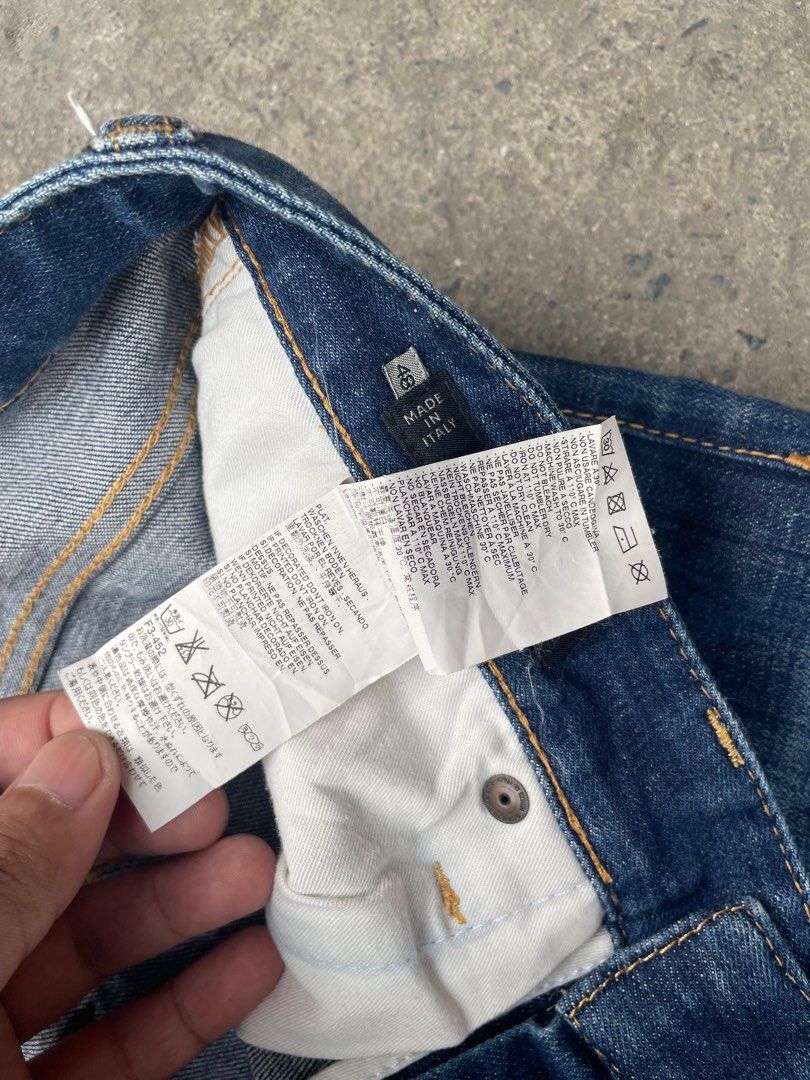 DSQUARED PAINT SPLATTER BUTTONFLY DENIM JEANS, Men's Fashion, Bottoms ...