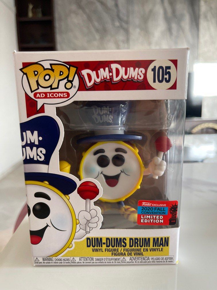 Dum-dums drum man, Hobbies & Toys, Toys & Games on Carousell