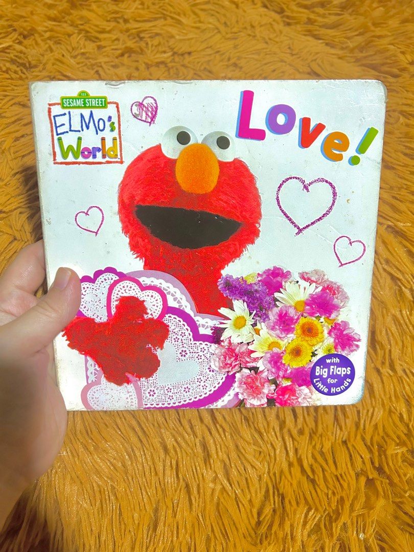Elmo’s World Board Book with Lift the Flaps, Hobbies & Toys, Books ...