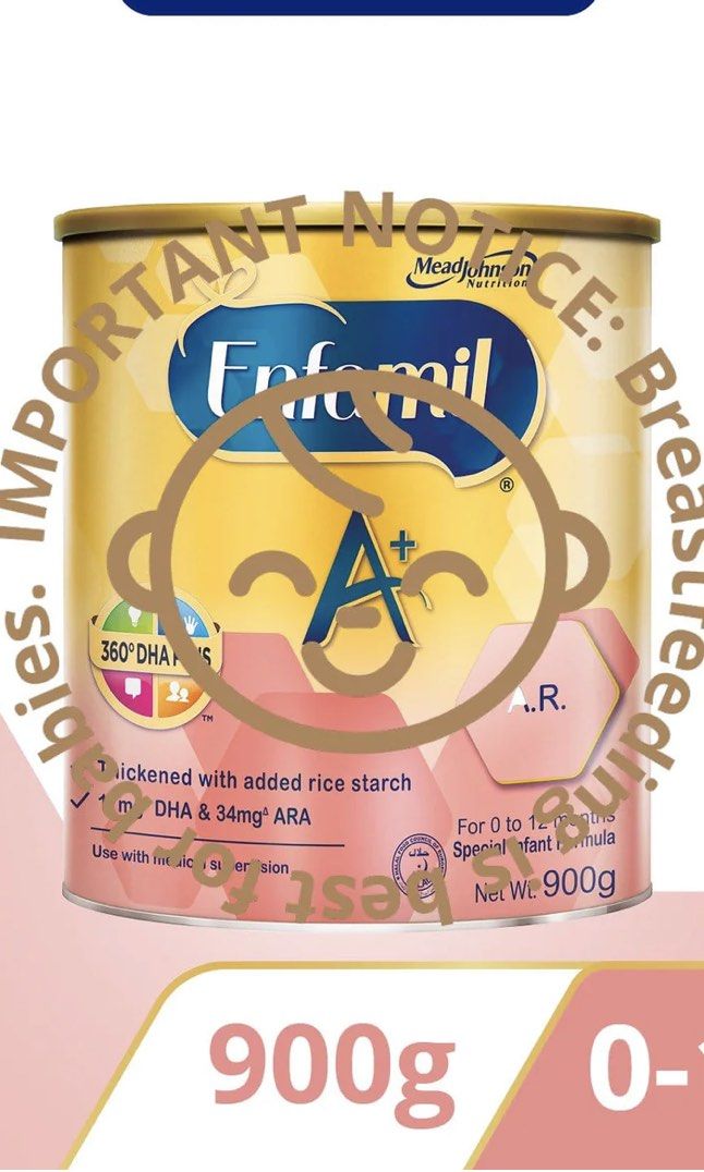 Enfamil AR Stage 1, Babies & Kids, Nursing & Feeding, Breastfeeding ...