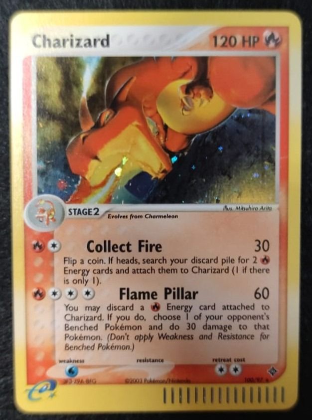 English Pokemon Charizard - 100/97 - Ultra-Rare Ex Dragon Singles ...