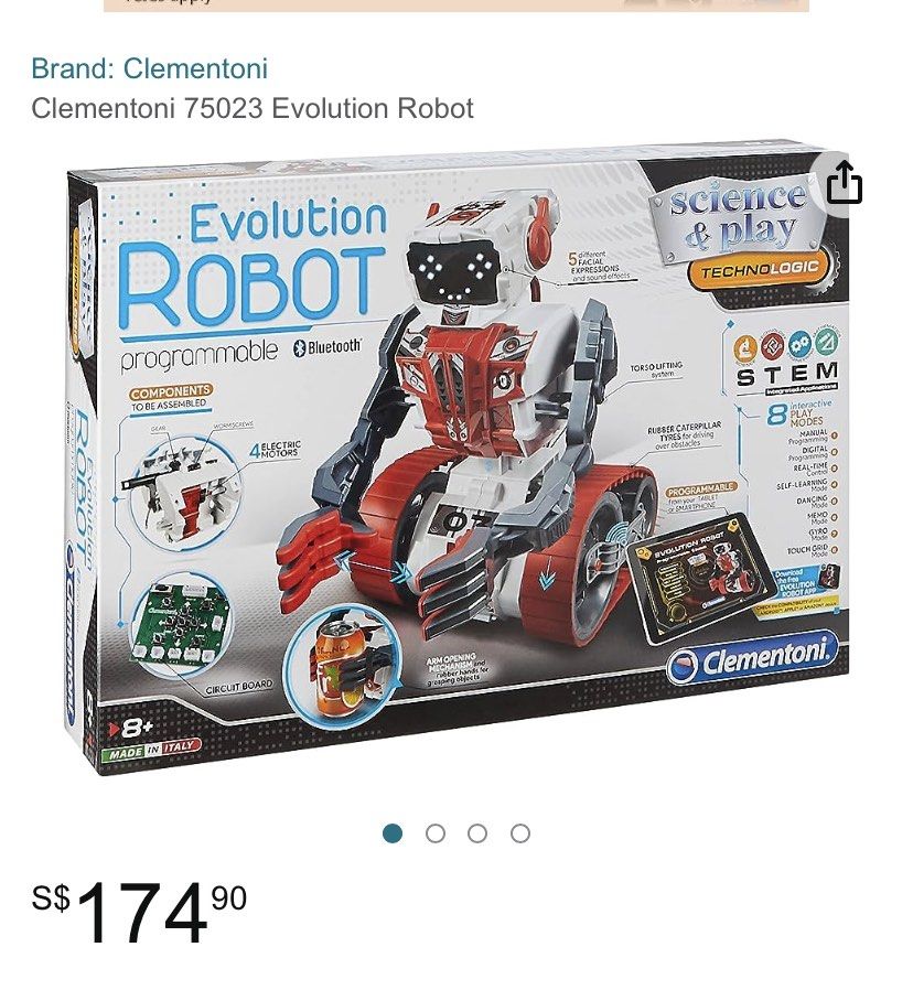 Evolution Robot programmable, Hobbies & Toys, Toys & Games on Carousell