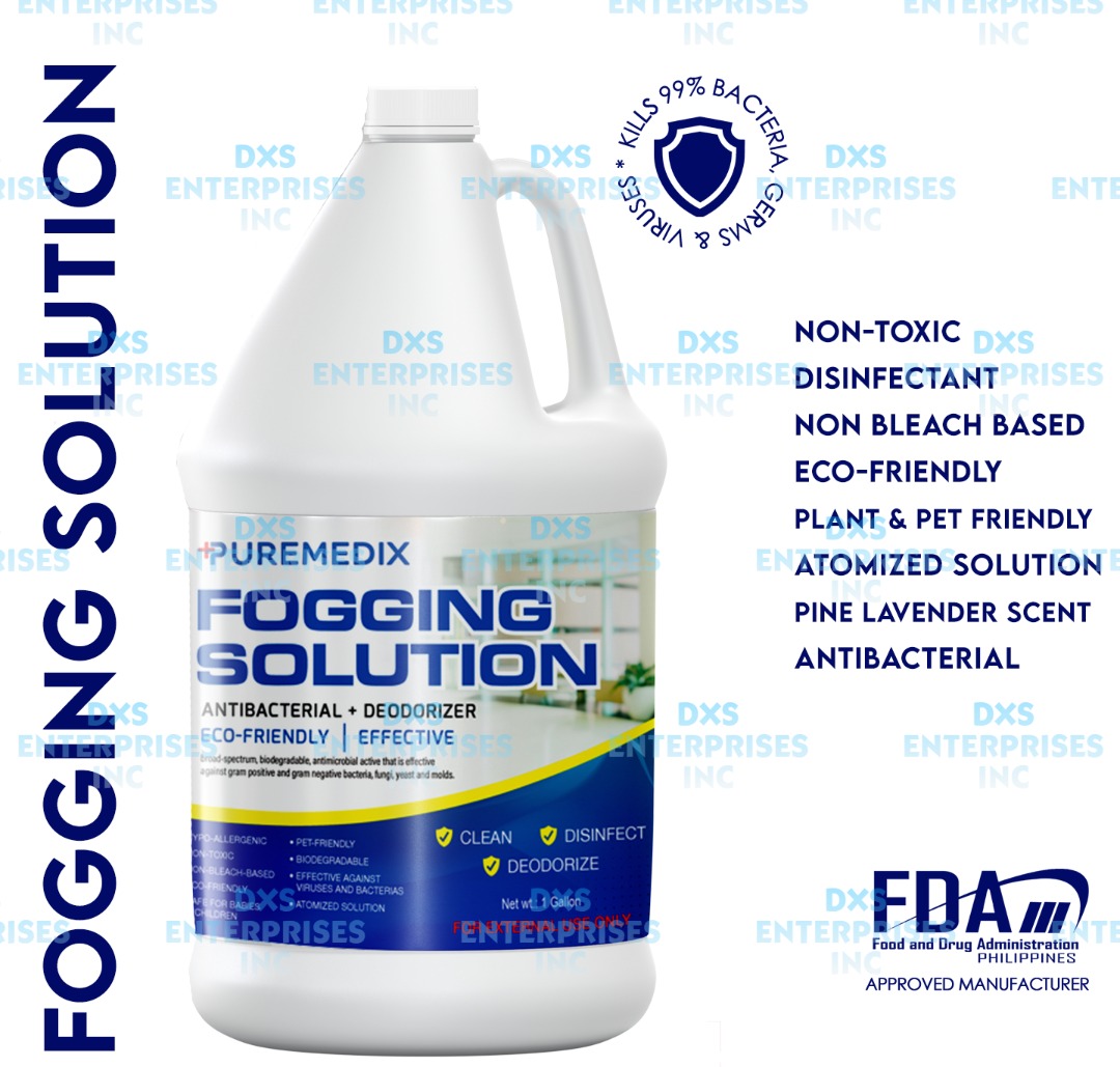 FOGGING SOLUTION- PUREMEDIX 4 LITERS PER GALLON, Health & Nutrition ...