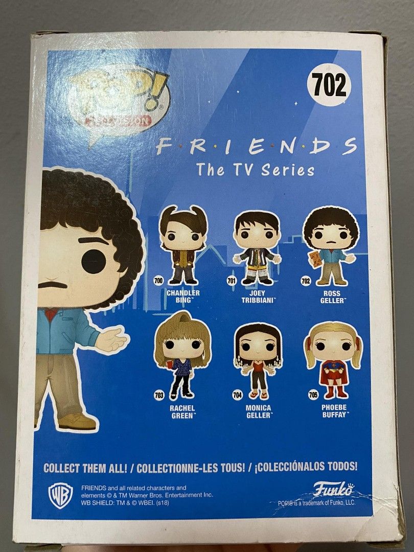 Friends Funko Pop Ross Geller and Gunther, Hobbies & Toys, Toys & Games ...