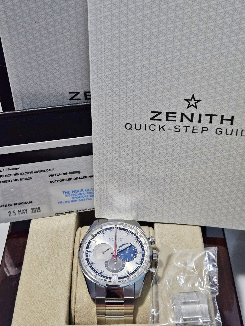 *Full Complete Set* 2019 Zenith El Primero Chronomaster Tri-Colour ...