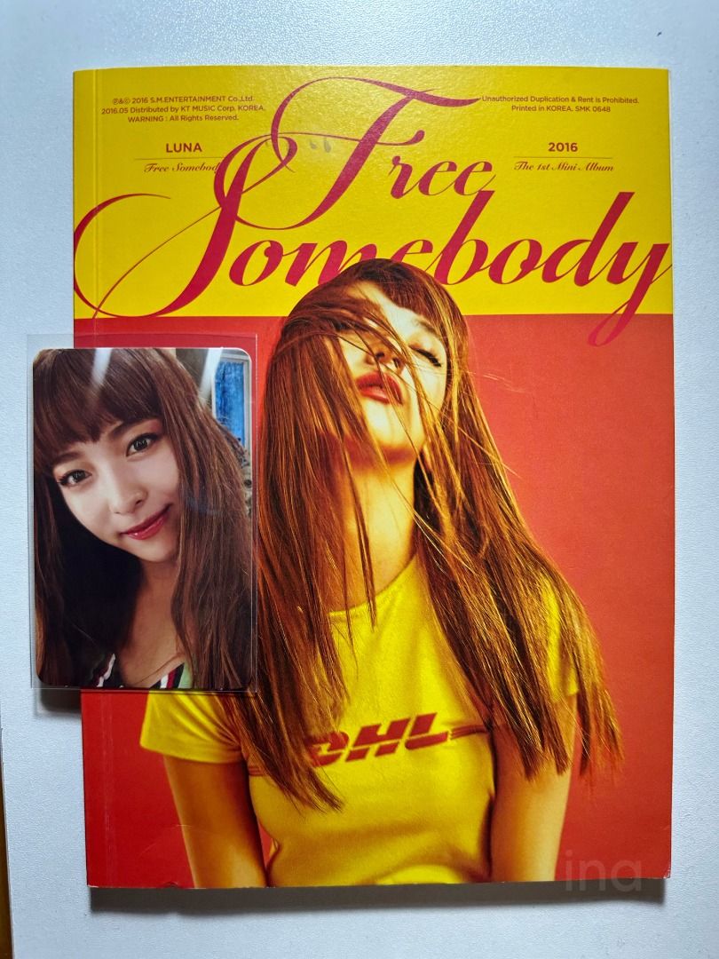 f(x) Luna Free Somebody, Hobbies & Toys, Music & Media, CDs & DVDs on Carousell