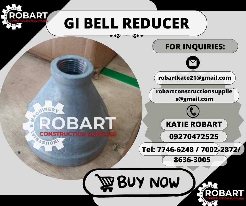 GI BELL REDUCER, Commercial & Industrial, Construction Tools ...