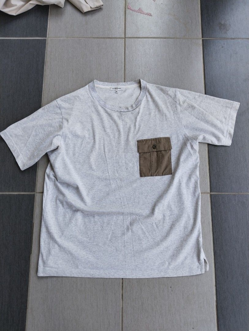 Global Work Single Pocket cun, Men's Fashion, Tops & Sets, Tshirts ...