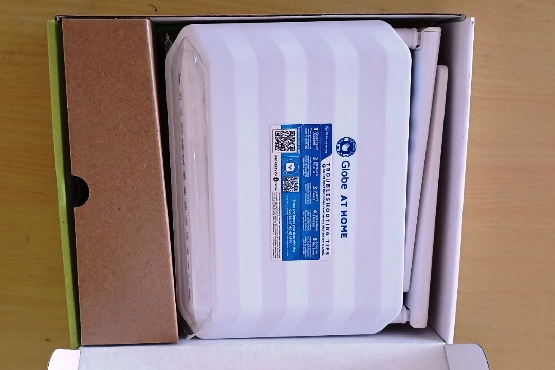 Globe At Home Fiber Modem Router GPON ONU HG6245D, Computers & Tech ...