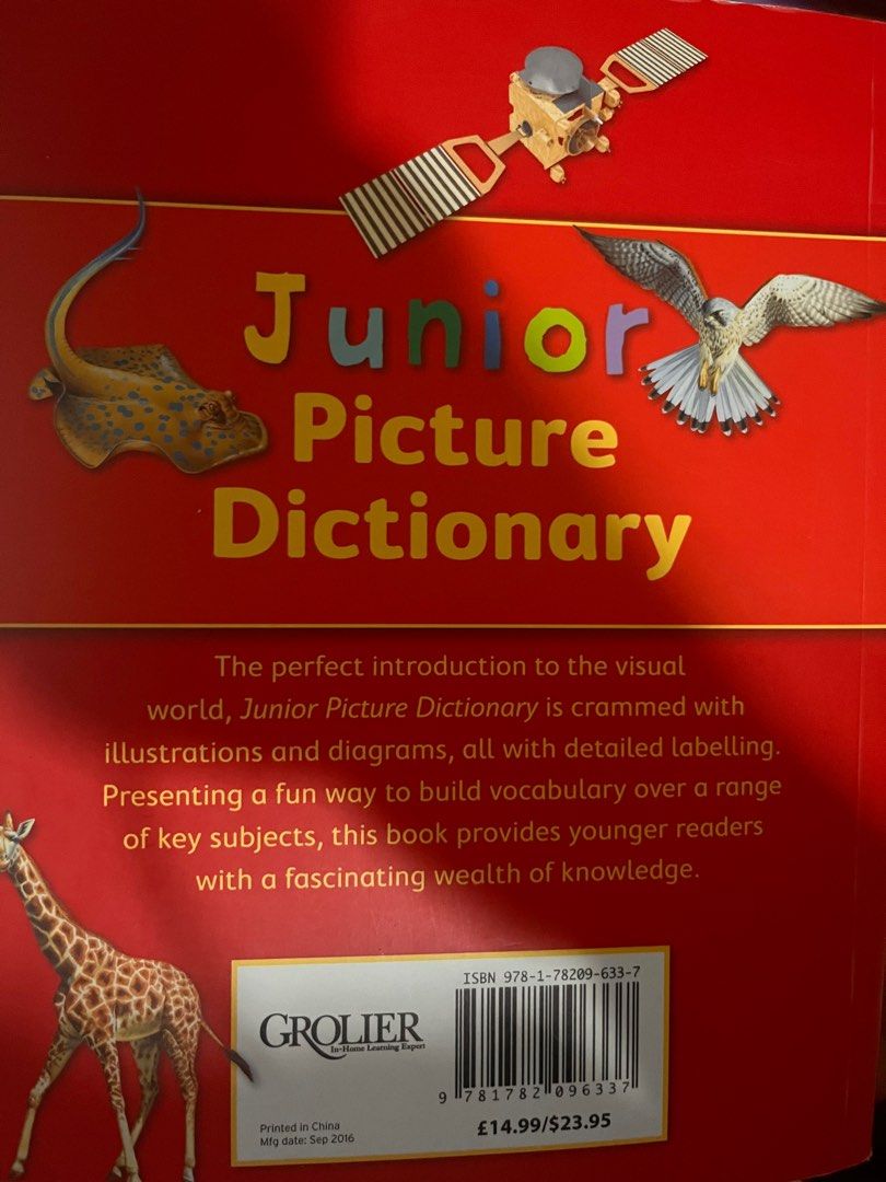 Grolier JUNIOR Picture Dictionary for kids, toddlers and children ...