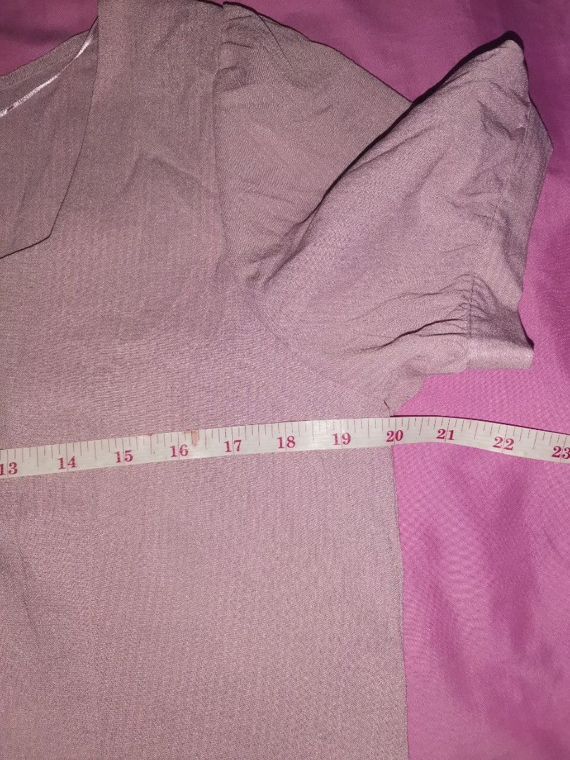 GU Light Pink Blouse, Women's Fashion, Tops, Blouses on Carousell