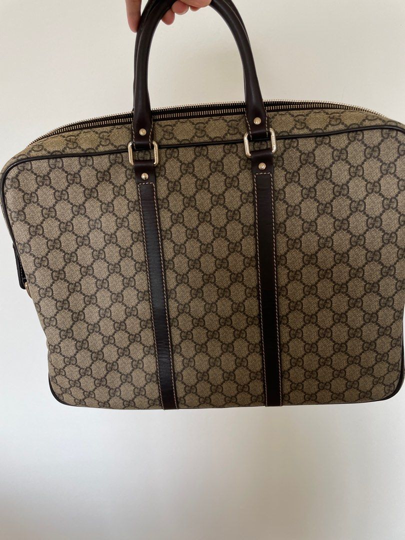 Gucci business brief case, Luxury, Bags & Wallets on Carousell