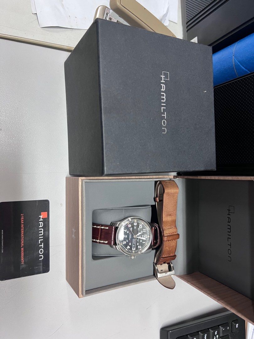 Hamilton khaki Automatic, Men's Fashion, Watches & Accessories, Watches ...