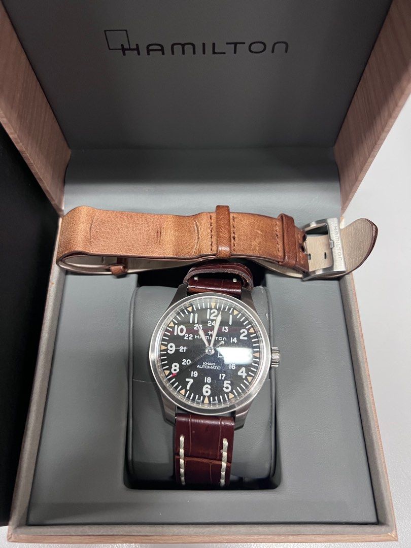 Hamilton khaki Automatic, Men's Fashion, Watches & Accessories, Watches ...