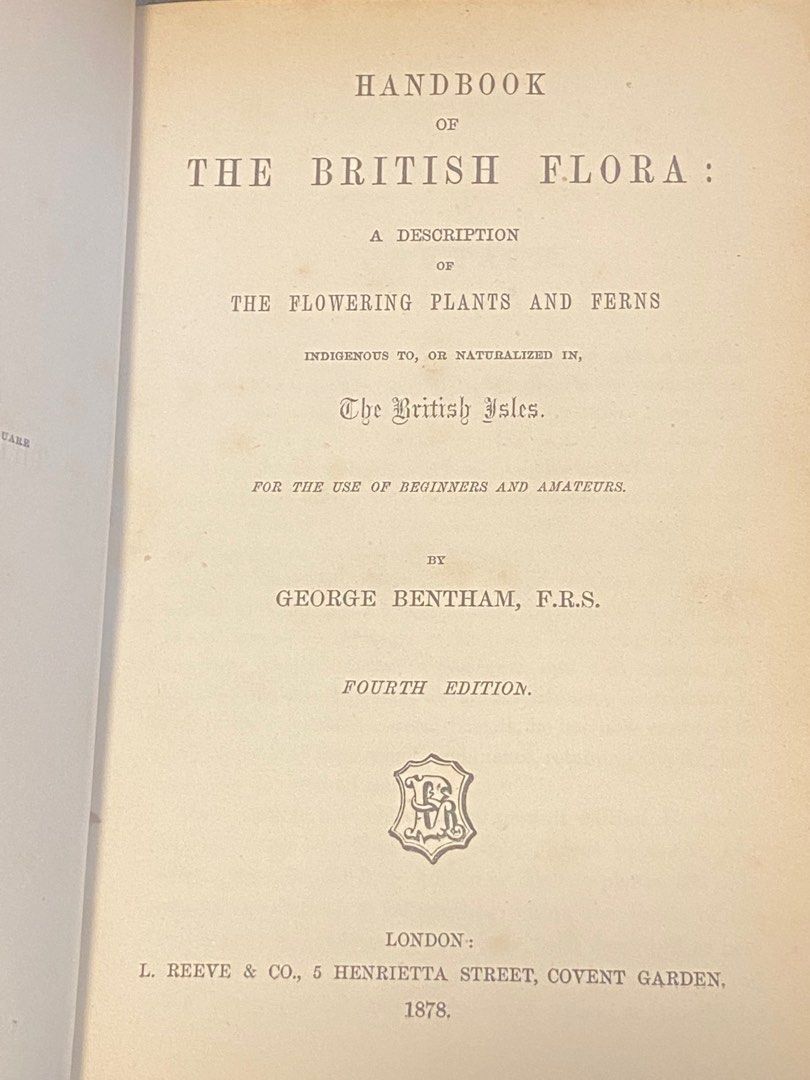 Handbook of the British Flora: A Description of the Flowering Plants ...