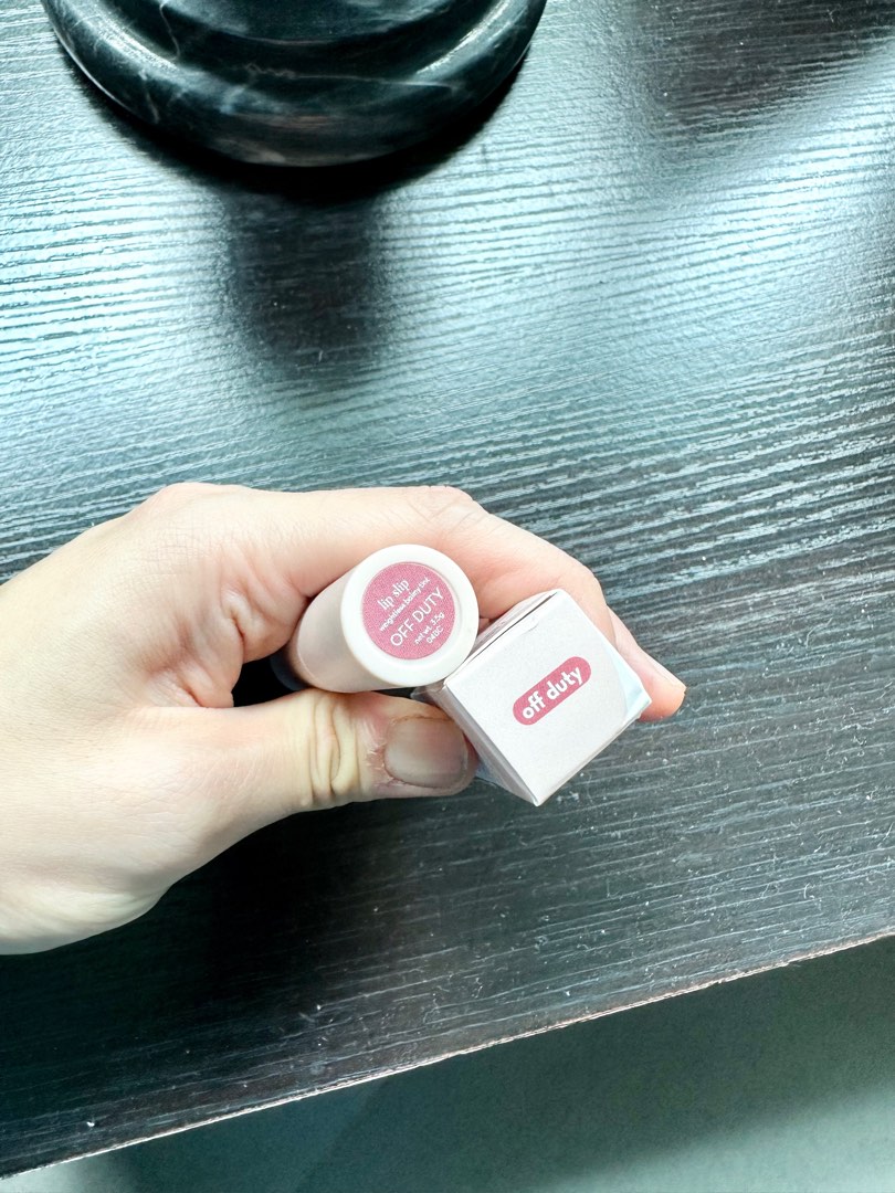 Happy skin cosmetics Lip Slip Weightless Tinted Lip Balm in Off Duty ...