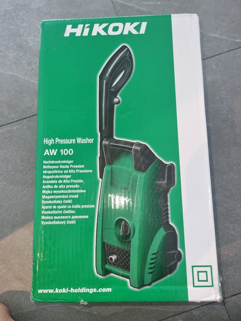 Hikoki AW 100 High Pressure Washer ( 100 bar ), Furniture & Home Living ...