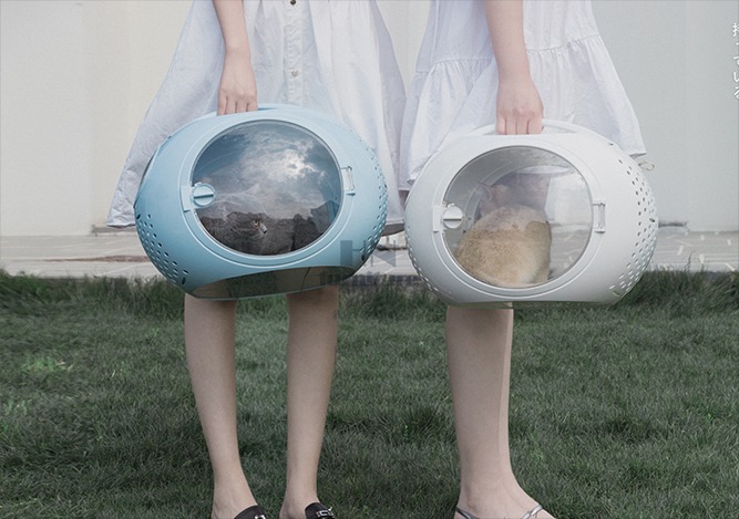 hn-1488 Portable pet beg space capsule travel cat pack small dog ...