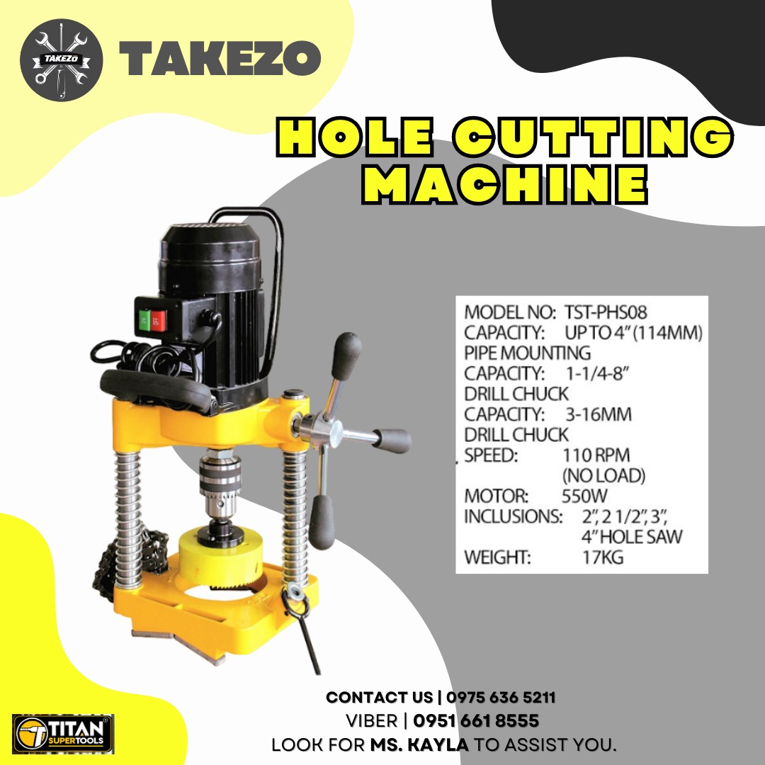 HOLE CUTTING MACHINE, Commercial & Industrial, Industrial Equipment on ...