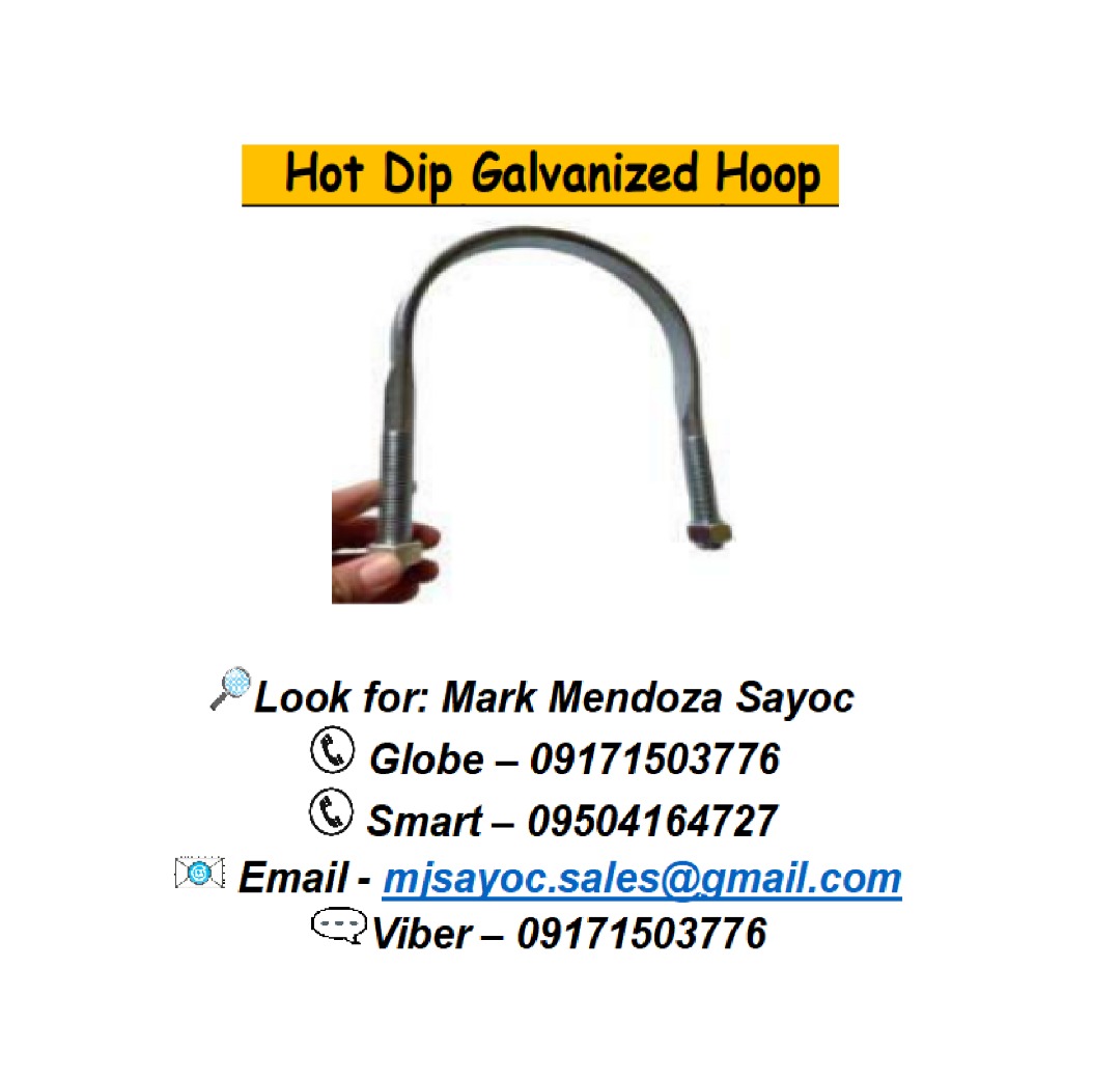 Hot Dip Galvanized Hoop, Commercial & Industrial, Construction Tools ...