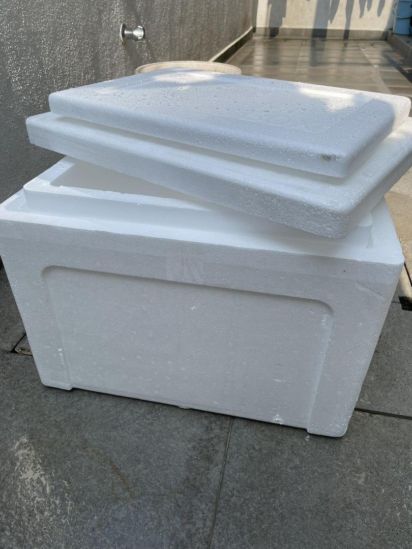 Ice cooler Box Styrofoam box, Furniture & Home Living, Home Improvement ...