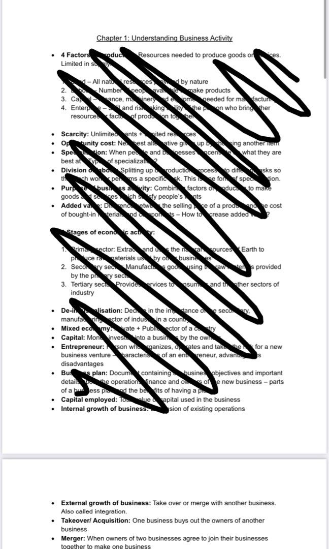 IGCSE Business Studies Notes, Hobbies & Toys, Books & Magazines ...