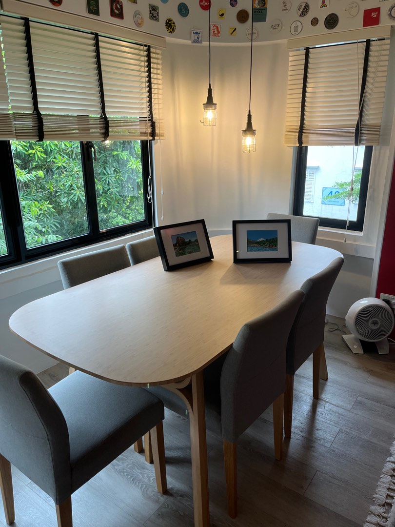 IKEA Voxlov dining table, Furniture & Home Living, Furniture, Tables ...