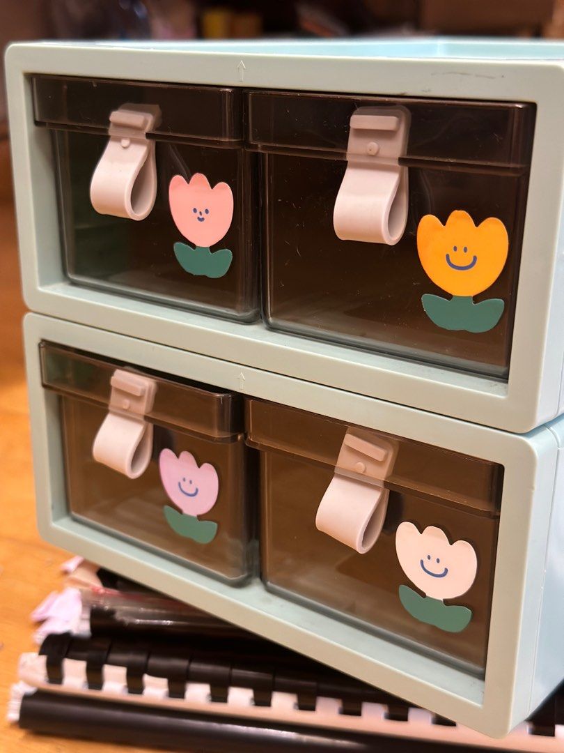 Ins Style Stackable Cute Storage Box, Furniture & Home Living, Home ...