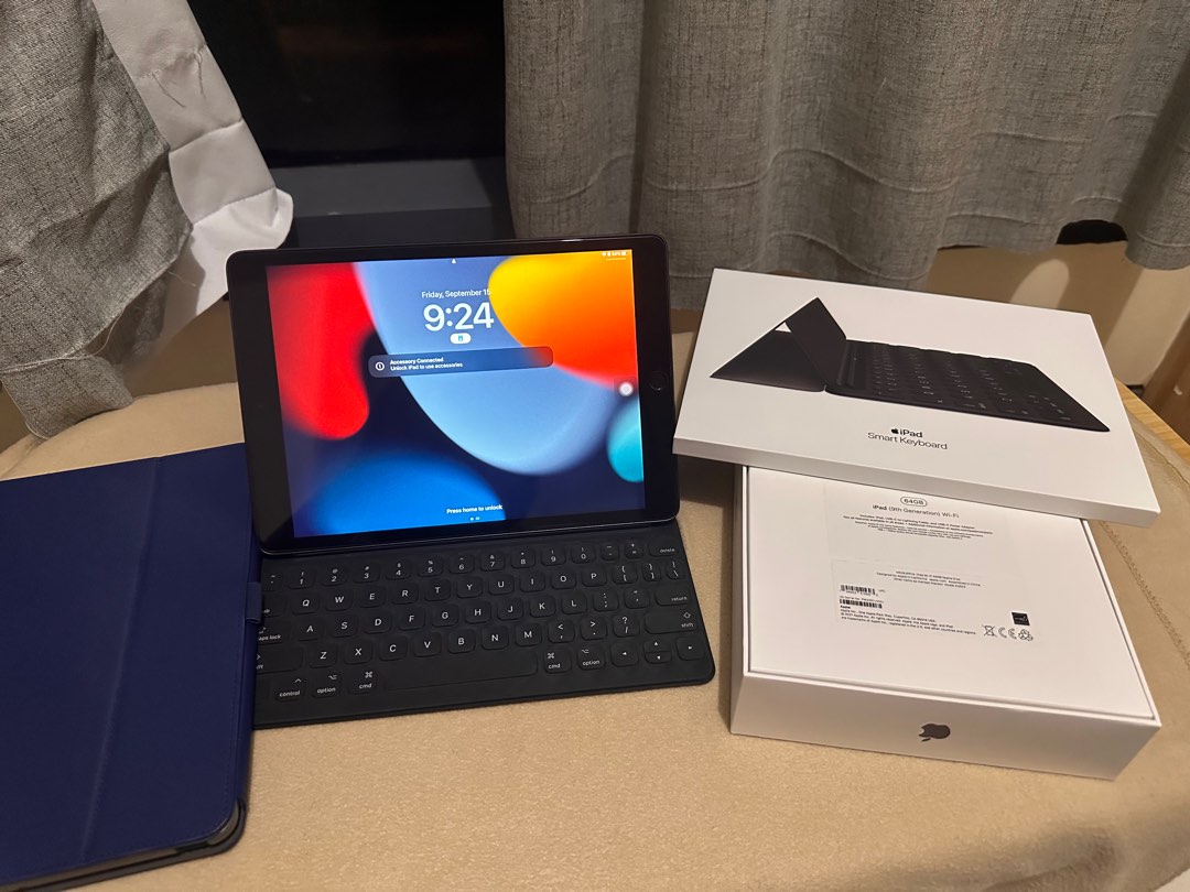IPAD 9TH GEN WITH KEYBOARD, Mobile Phones & Gadgets, Tablets, iPad on ...