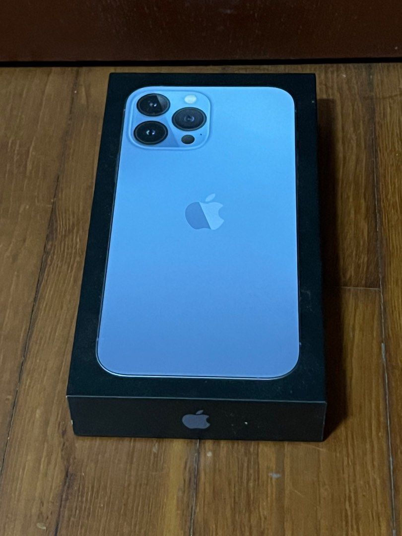iPhone 13 Pro Max Box only 512GB Sierra Blue, Mobile Phones & Gadgets ...