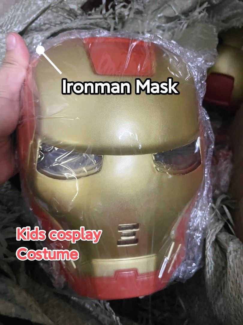 IRONMAN MASK COSTUME FOR KIDS, Hobbies & Toys, Toys & Games on Carousell