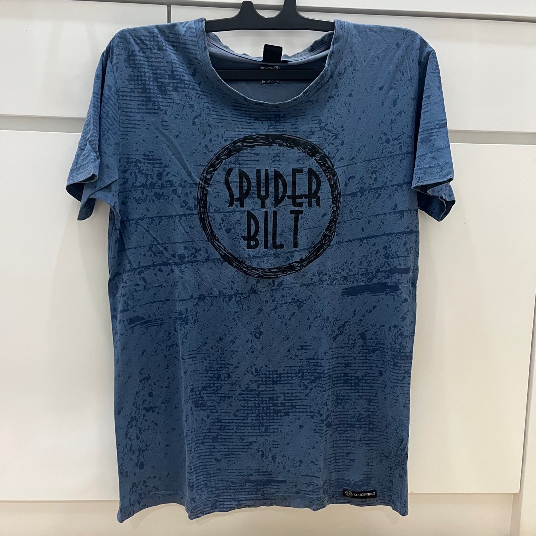 Kaos Spider Bilt, Fesyen Pria, Pakaian , Atasan di Carousell