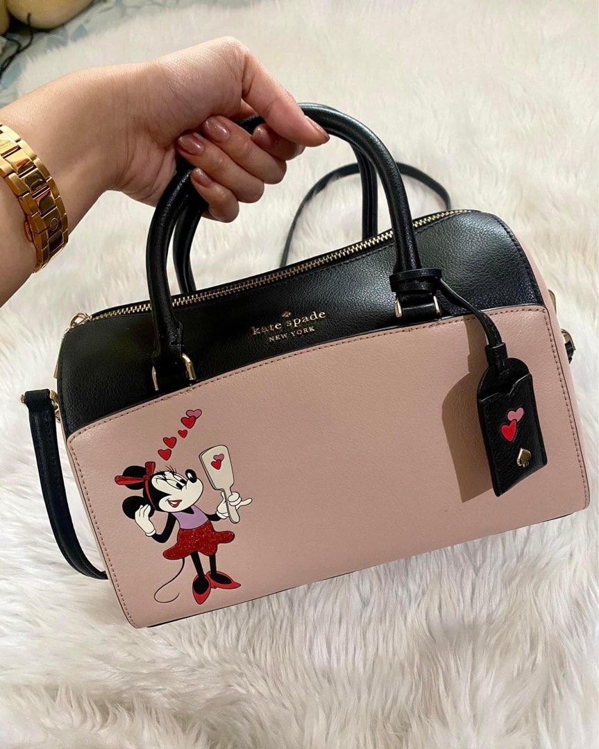 Kate Spade Limited Edition Minnie Mouse Duffle Bag, Women's Fashion ...