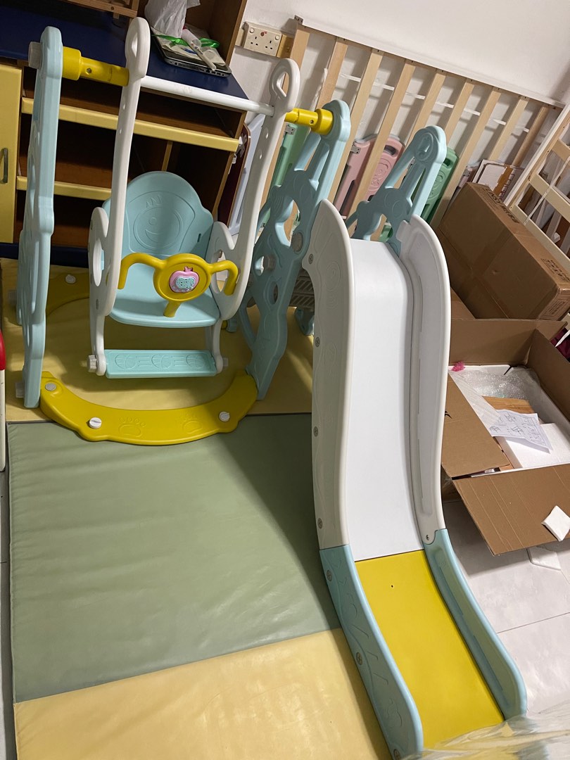 Kids Slide and Swing, Babies & Kids, Infant Playtime on Carousell
