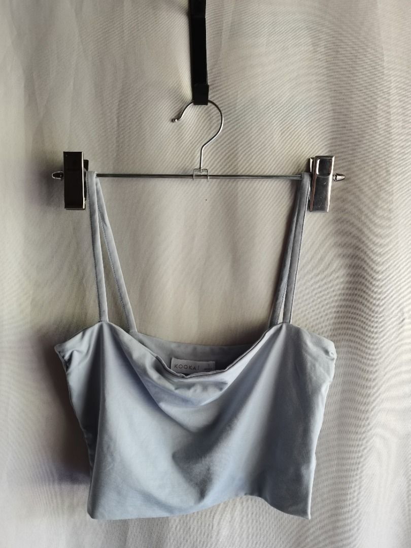 KOOKAI Brand Baby Blue String Top, Women's Fashion, Tops, Blouses on ...