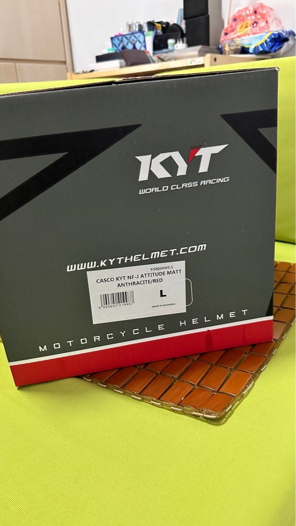 KYT NF-J Matt Red L Size, Motorcycles, Motorcycle Accessories on Carousell