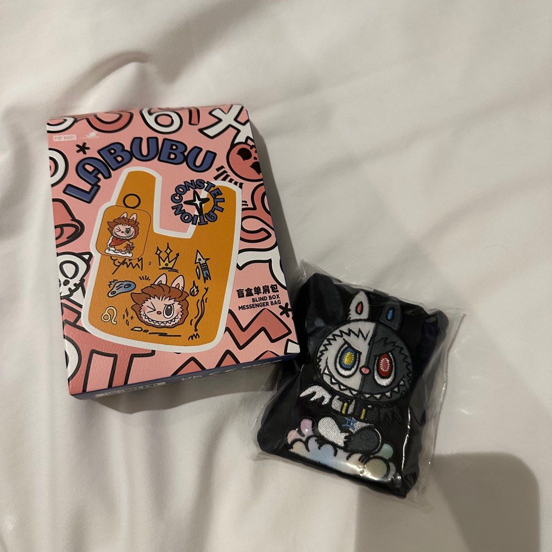 Labubu the Monsters popmart messenger bag Gemini, Hobbies & Toys, Toys ...