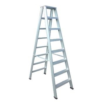 LADDERMENN ALUMINIUM HEAVY DUTY A-SHAPE STEP LADDER (4 STEPS TO 24 ...