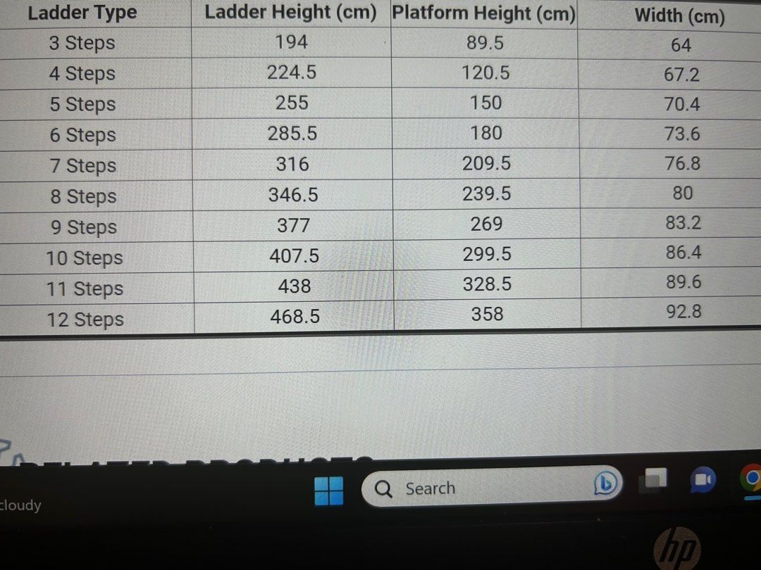 LADDERMENN ALUMINIUM PLATFORM LADDER / HEAVY DUTY LADDER (3 STEPS TO 12 ...