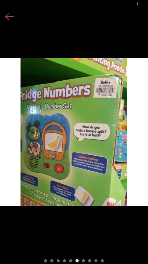 Leapfrog Fridge Numbers Magnetic Set !, Babies & Kids, Infant Playtime ...