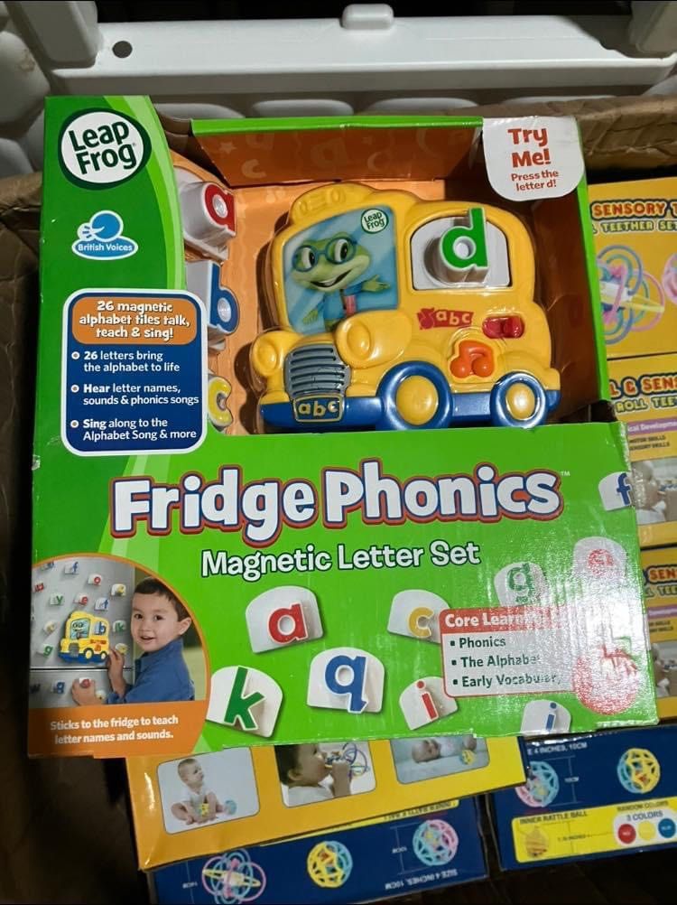Leapfrog Fridge Phonics Magnetic Set !, Babies & Kids, Infant Playtime ...