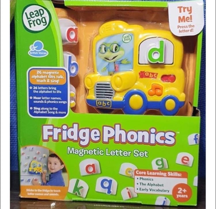 Leapfrog Fridge Phonics Magnetic Set !, Babies & Kids, Infant Playtime ...