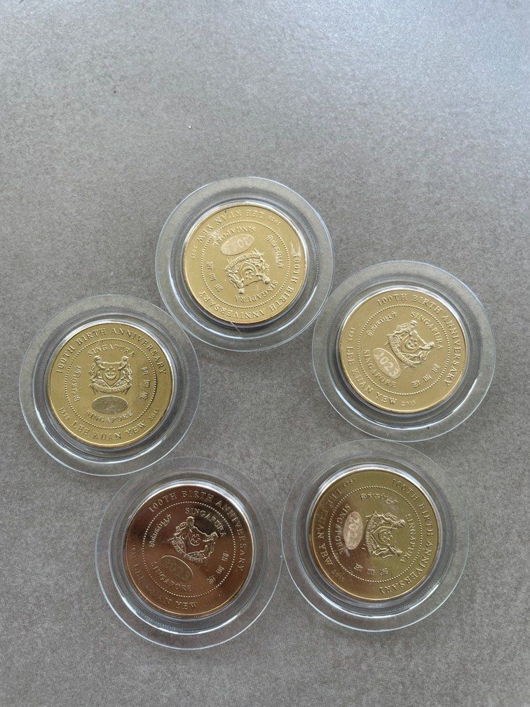 Lee Kuan Yew (LKY) 100 coins, Hobbies & Toys, Memorabilia ...