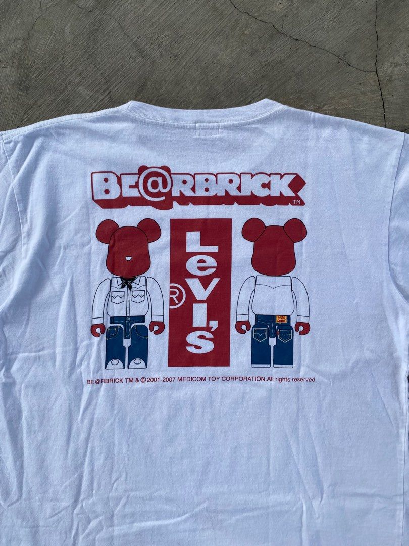 Levis x BEARBRICK, Men's Fashion, Tops & Sets, Tshirts & Polo Shirts on ...