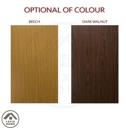 LEXIS L120cm Wooden Dining Table Set (1+4) Modern Simple Style ...