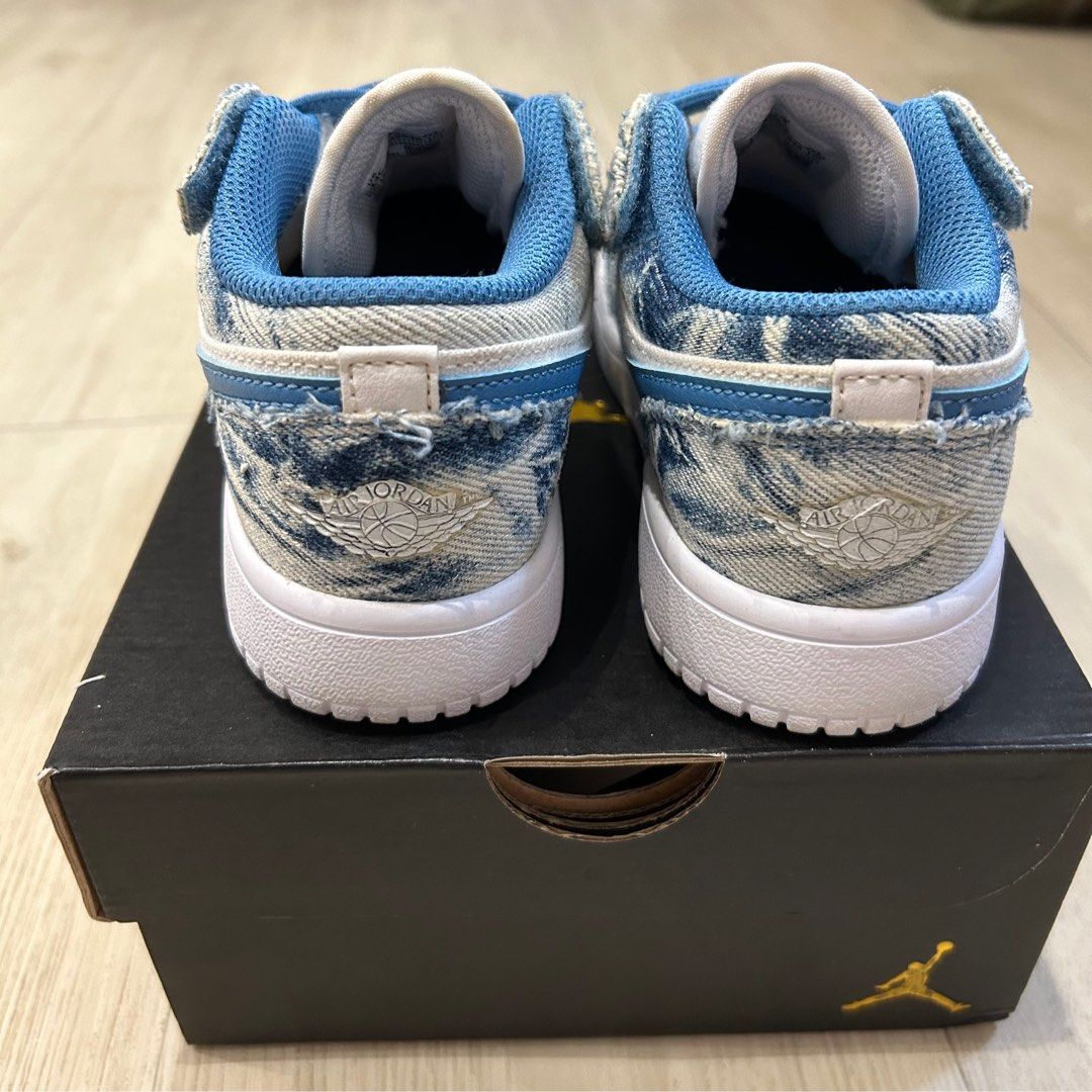 Like new Authentic Nike Air Jordan 1 Low ALT 'Washed Denim' TD shoe ...