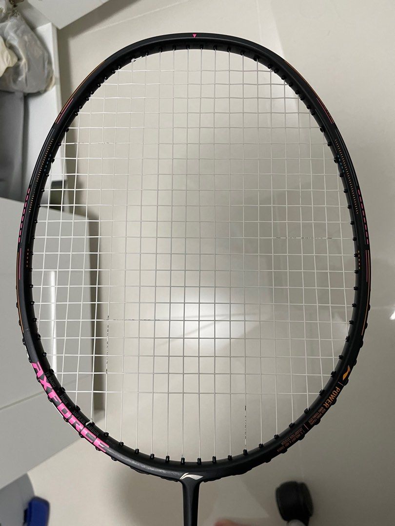 Lining axforce 80 badminton racket, Sports Equipment, Sports & Games ...