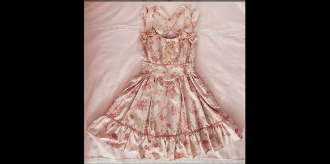 LIZ LISA Authentic RARE Floral Pink JSK Dress | Himegyaru Gyaru Y2K Princess Lizlisa Lolita ...